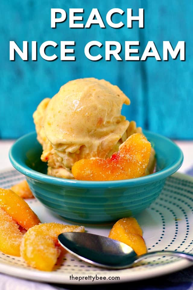 Peach Nice Cream. - The Pretty Bee