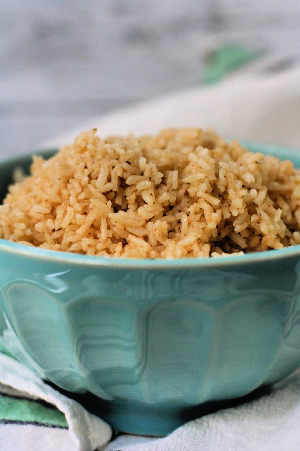 Dairy Free Seasoned Rice. - The Pretty Bee