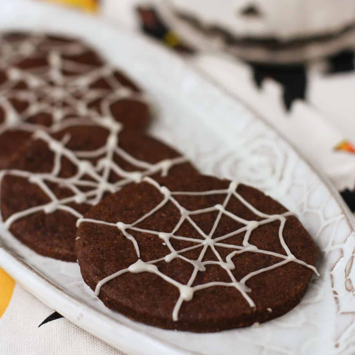 Spider Web Cookie Recipe Halloween Spider Web Cookies Bitz & Giggles