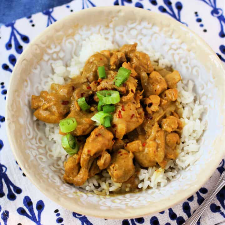 Easy Dairy Free Chicken Coconut Curry. - The Pretty Bee