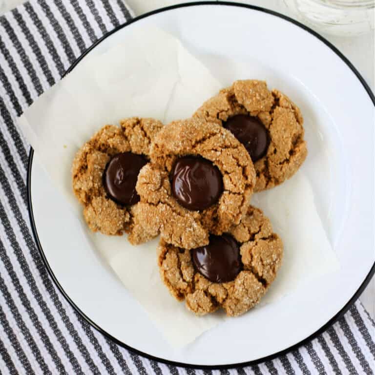 Sunbutter Blossom Cookies. - The Pretty Bee