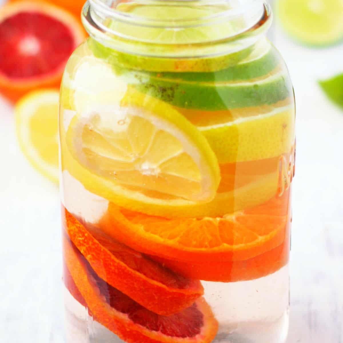 Rainbow Citrus Infused Water. - The Pretty Bee